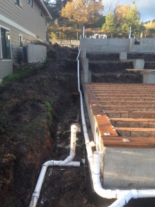 Large stepped house pad, utilities, backfilling in Ashland - Daily ...